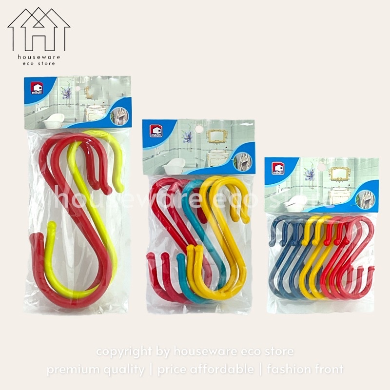 Plastic S Types Shape Hook Waterproof Hanger Multipurpose Kitchen ...