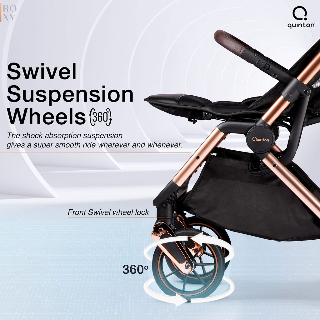 Quinton Roxy Stroller – Kereta Sorong Bayi Selesa dan Bergaya | Shopee ...