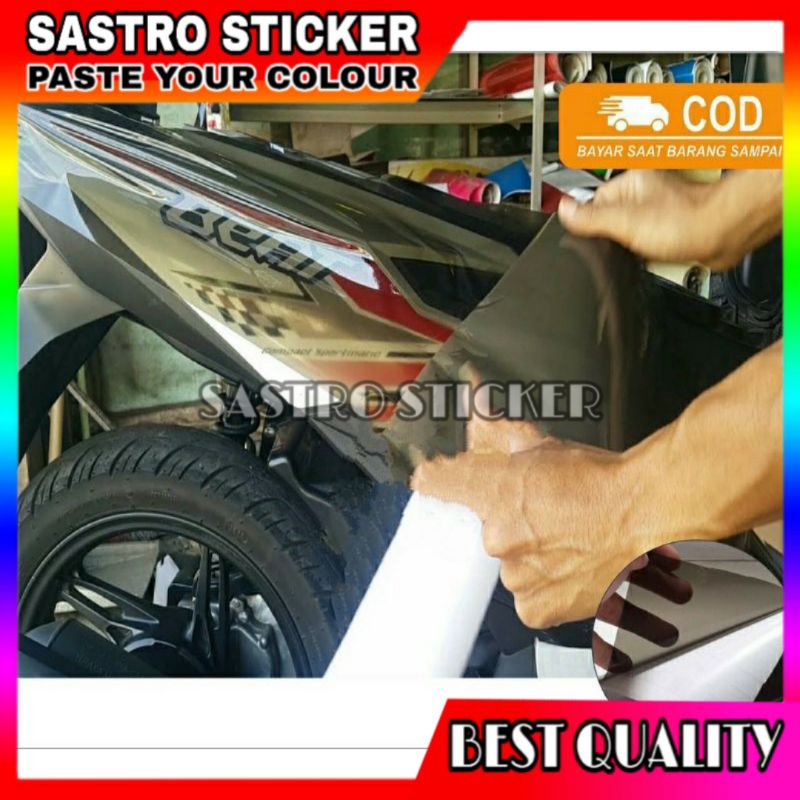 HITAM Black Transparent STICKER/BODY STICKER/Motorcycle Light STICKER ...