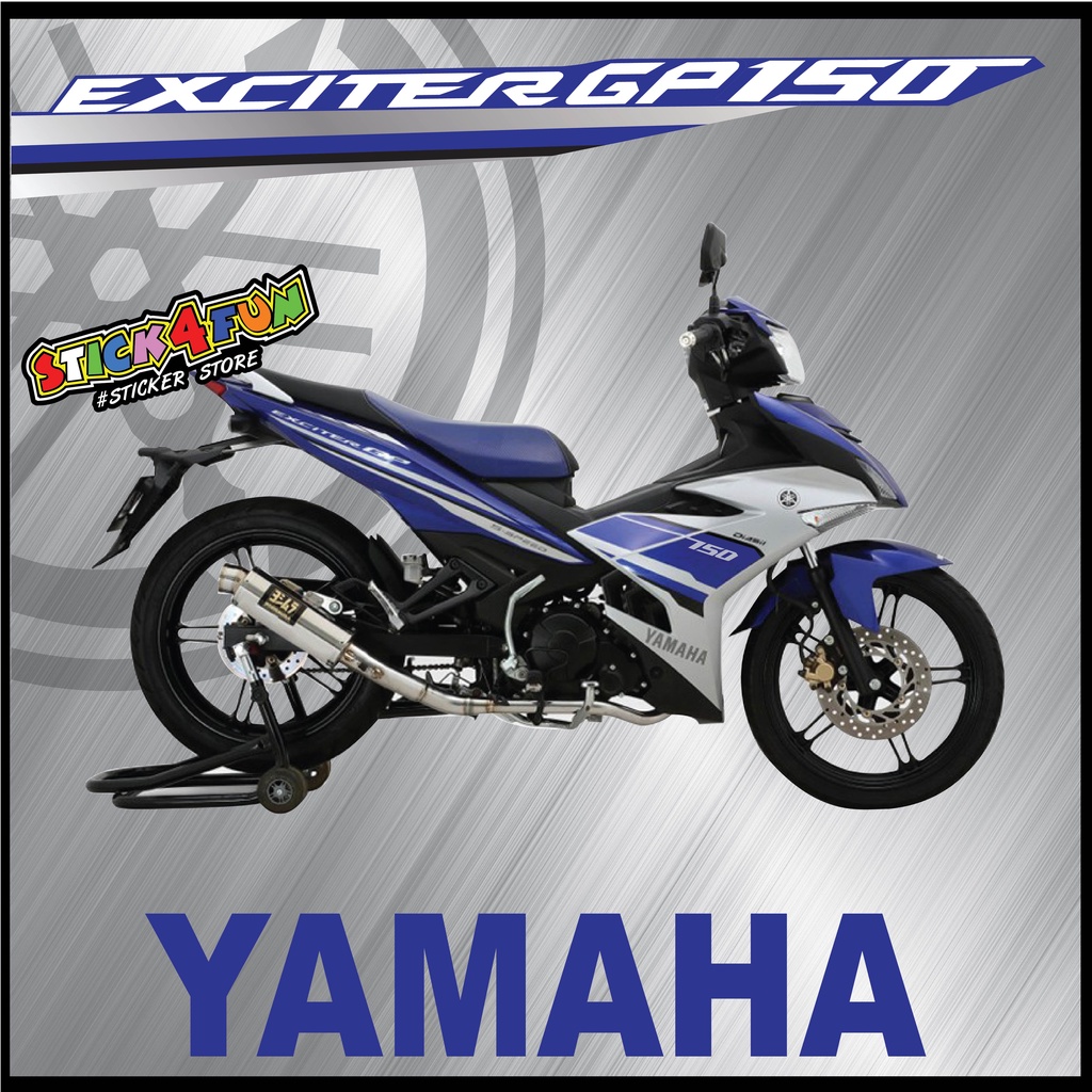 sticker STRIPE MOTOR yamaha Y15zr/lc150 exciter gp 2016 | Shopee Malaysia