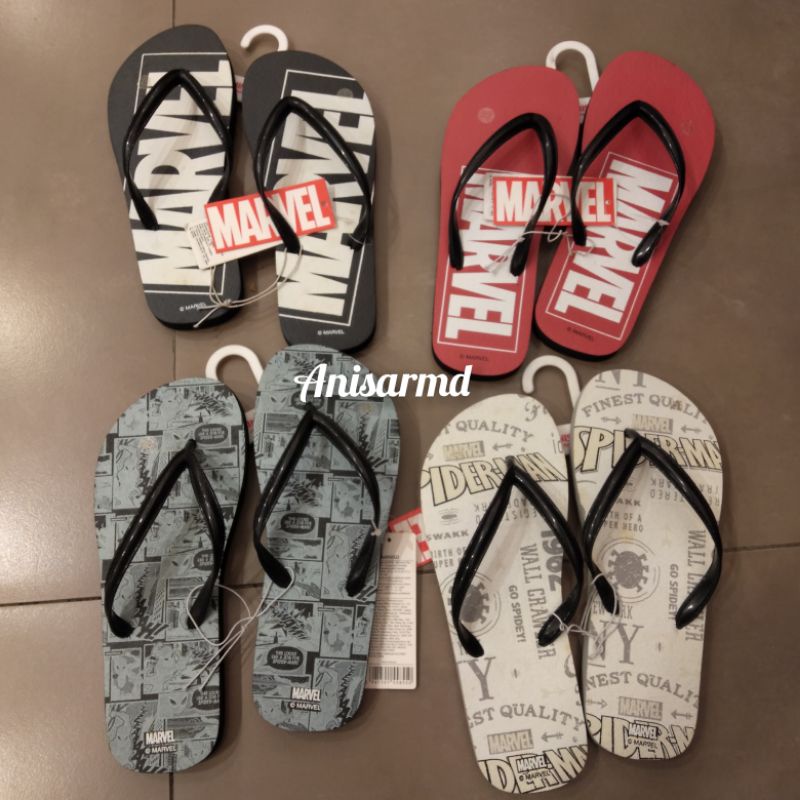 Miniso x marvel/miniso marvel Girls Sandals/marvel Flip Flops | Shopee ...
