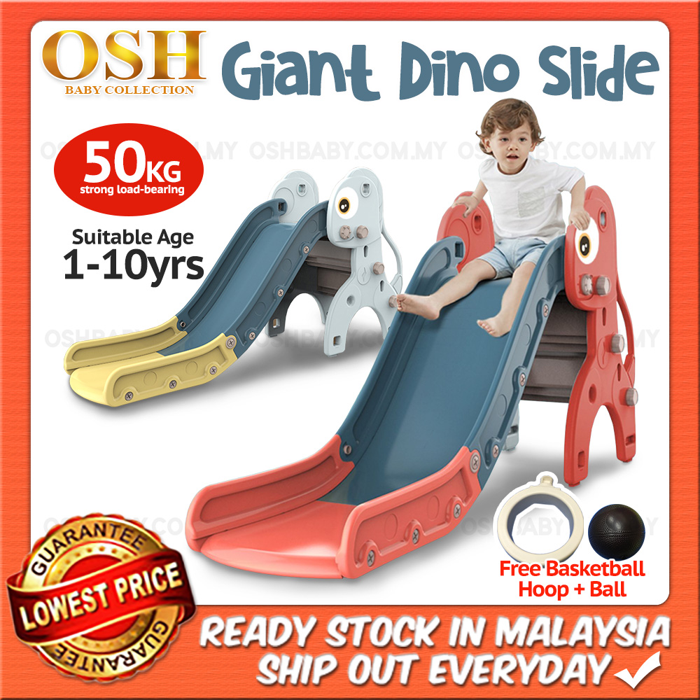 OSH GIANT DINO SLIDE / Kids slide Gelongsor | Shopee Malaysia