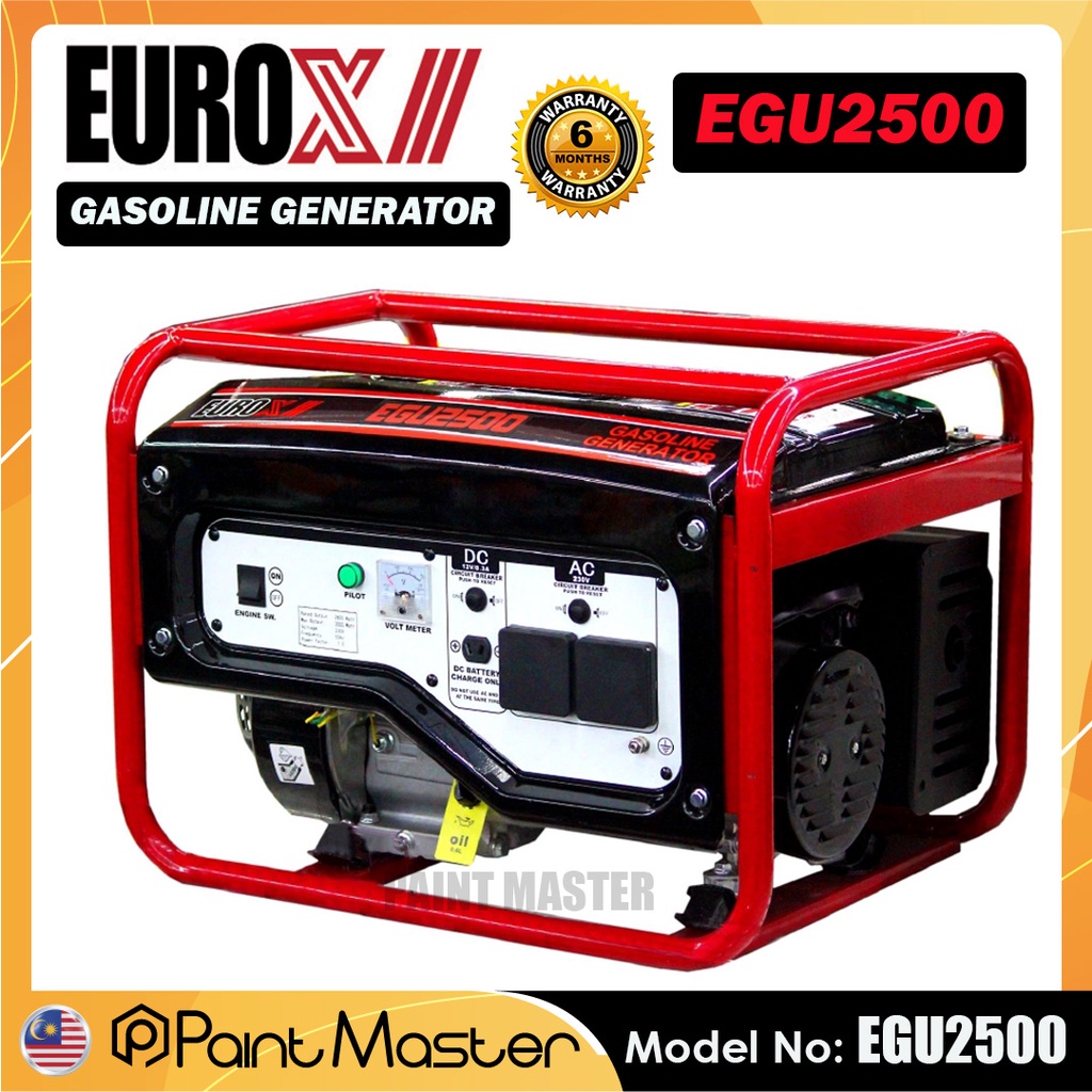 Eurox Europower 2.2KW EGU2500 Gasoline Generator Petrol Genset EGU3800 Portable Generator ...