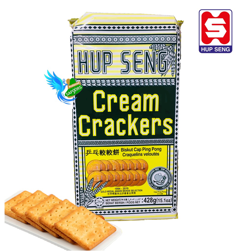 HUP SENG CREAM CRACKERS (125g/225g/428g) | BISKUT KRIM KRAKER CAP HUP ...