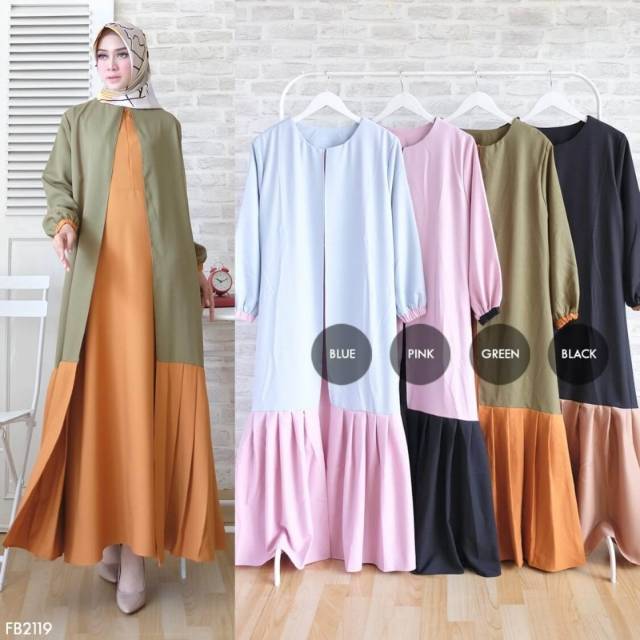 Gamis CANTIK GAMIS FORA FIT TO XL The Latest MUSLIM Women's GAMIS ...