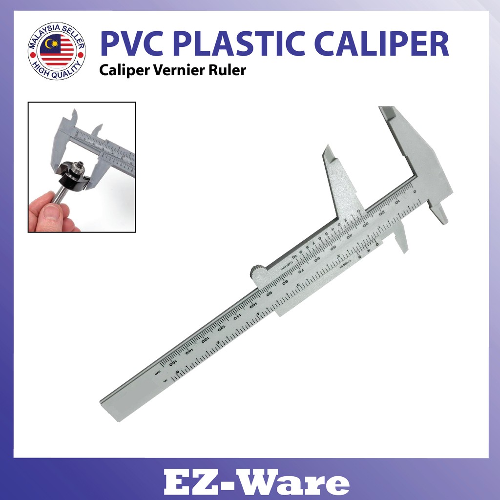 6”/150mm PVC Plastic Vernier Caliper | Shopee Malaysia