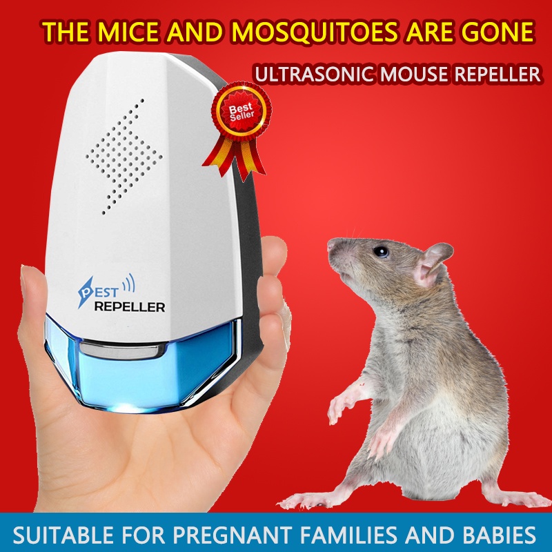 Ultrasonic Pest Repeller Mosquito Mites Roaches Ultrasonic rat ...