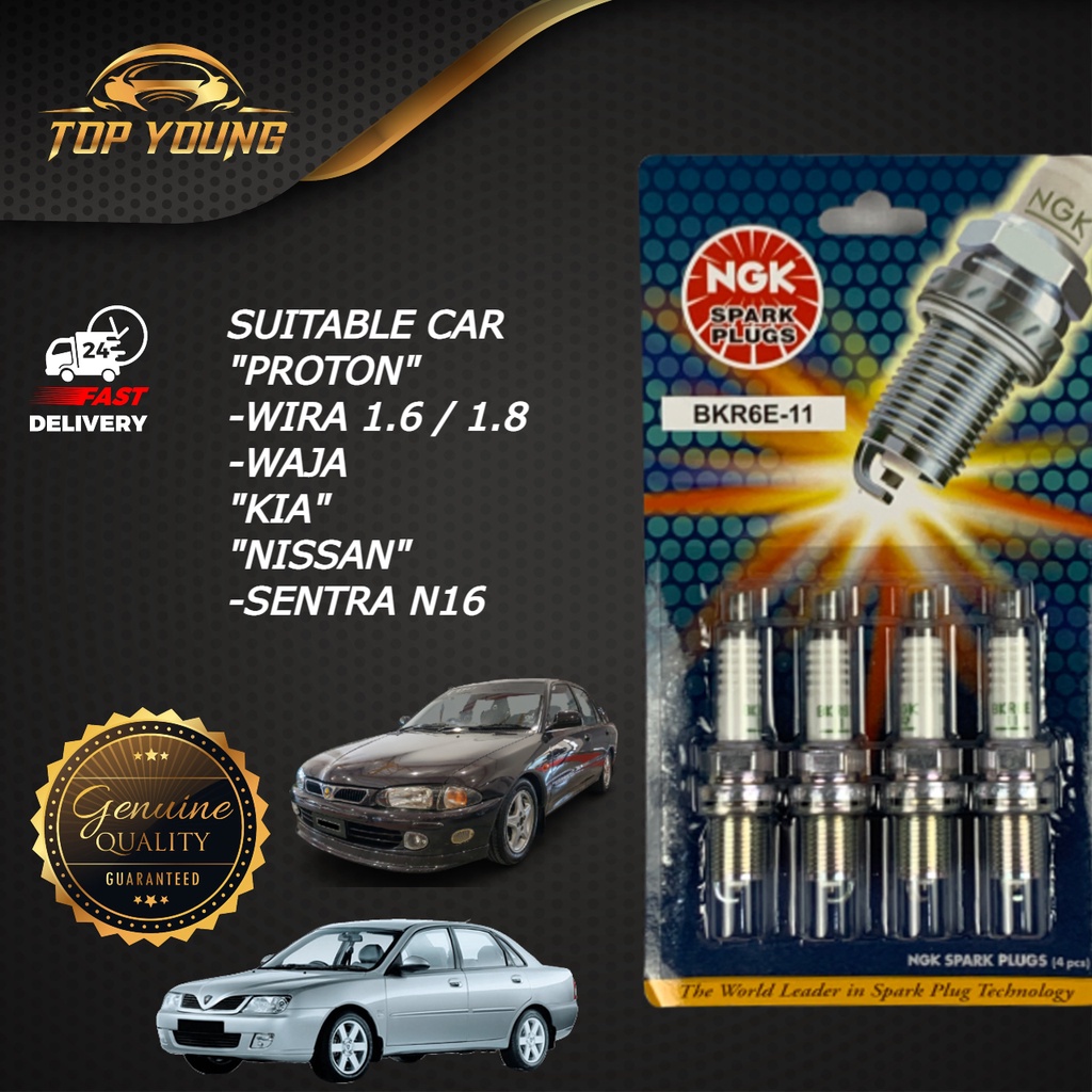 WIRA 1.6 1.8 , WAJA , KIA , NISSAN SENTRA N16 NGK ORIGINAL SPARK PLUG ...