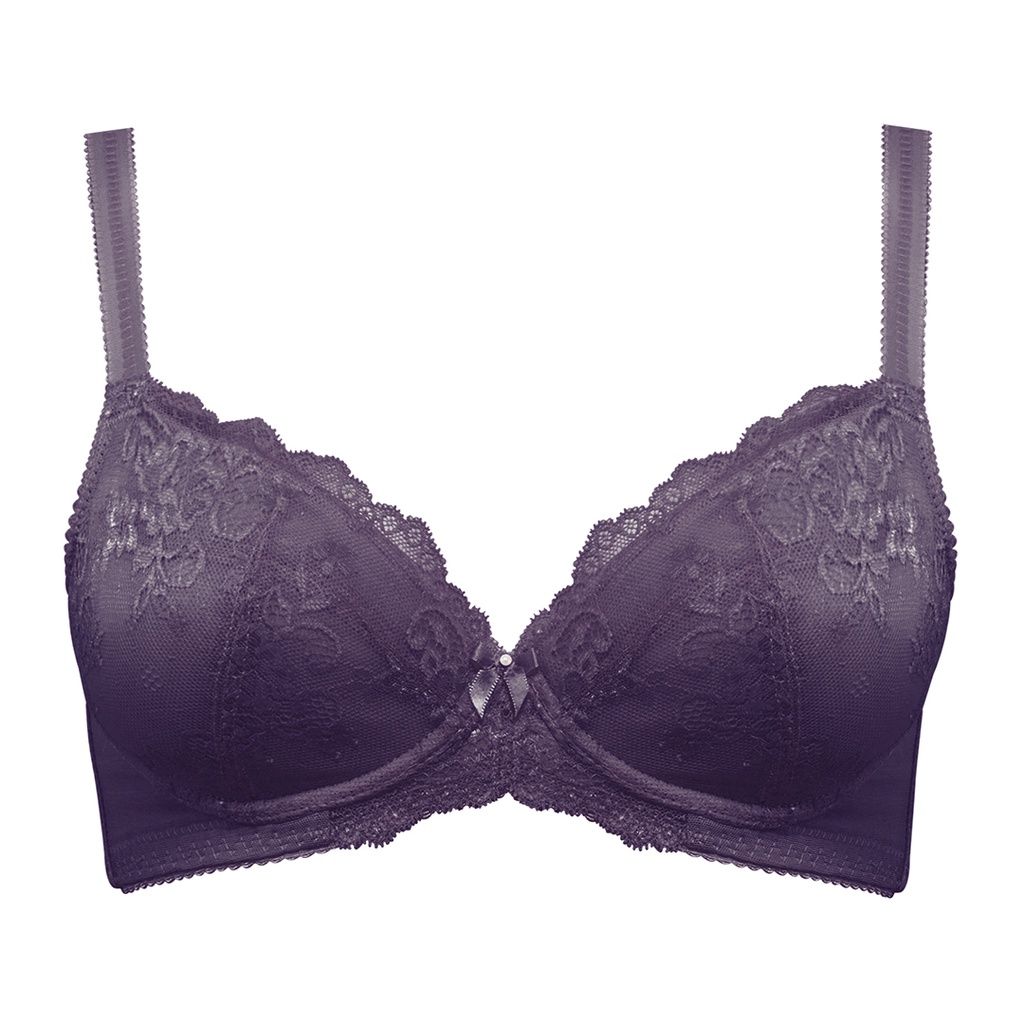 XIXILI Rita Soft Floral Lace Demi Bra | Shopee Malaysia