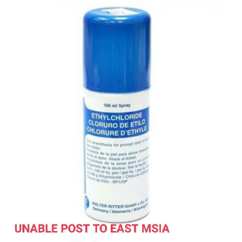 Ethylchloride Spray 100ml (Exp:10/2027) | Shopee Malaysia