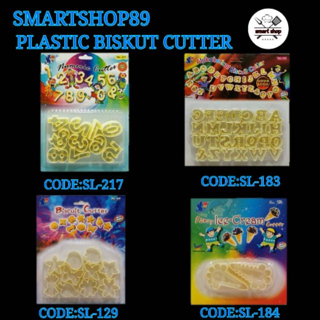 Plastic Acuan Biscuit Cutter Biskut Raya Biskut Mould /SL-183 / SL- 184 ...