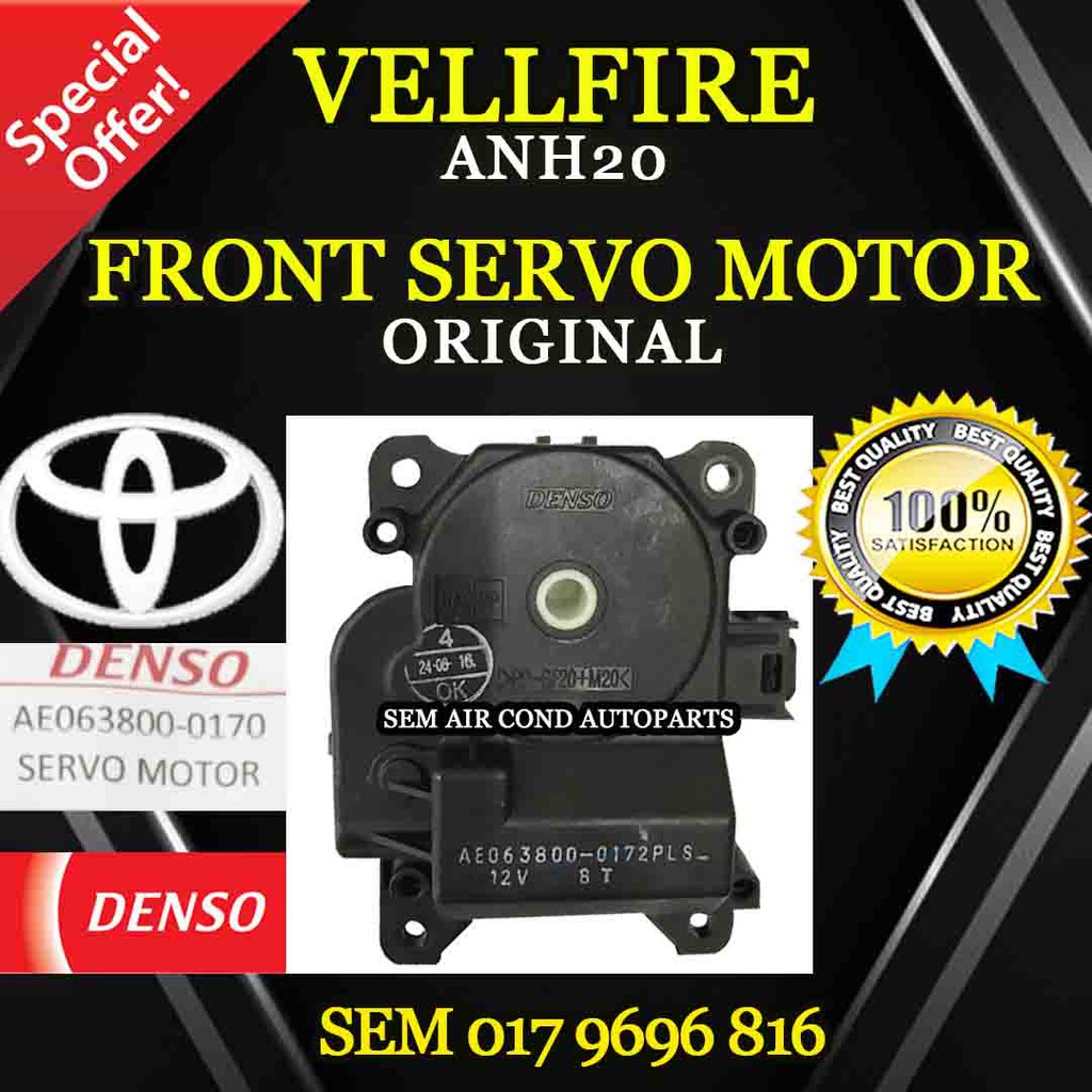 TOYOTA VELLFIRE ANH20 2008-2013 YEAR ORIGINAL DENSO ND FRONT SERVO MOTOR/ SENSOR 0170 (CAR ...