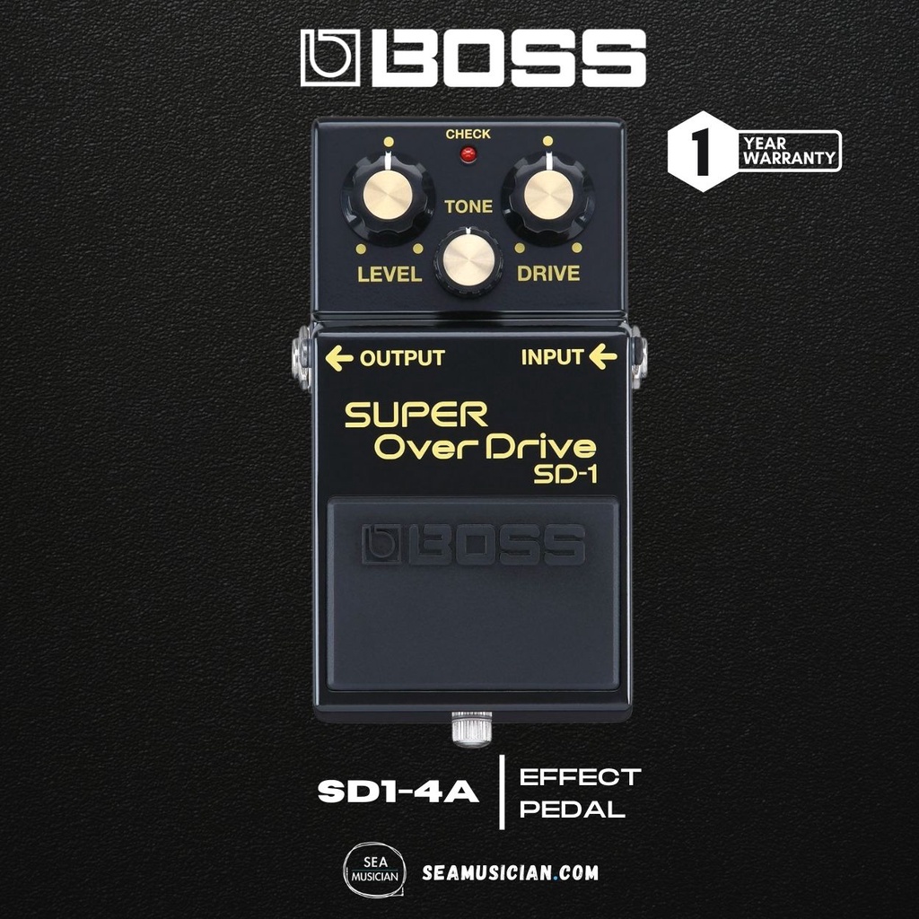 BOSS SD1-4A SUPER OVERDRIVE LIMITED EDITION 40TH ANNIVERSARY COMPACT ...