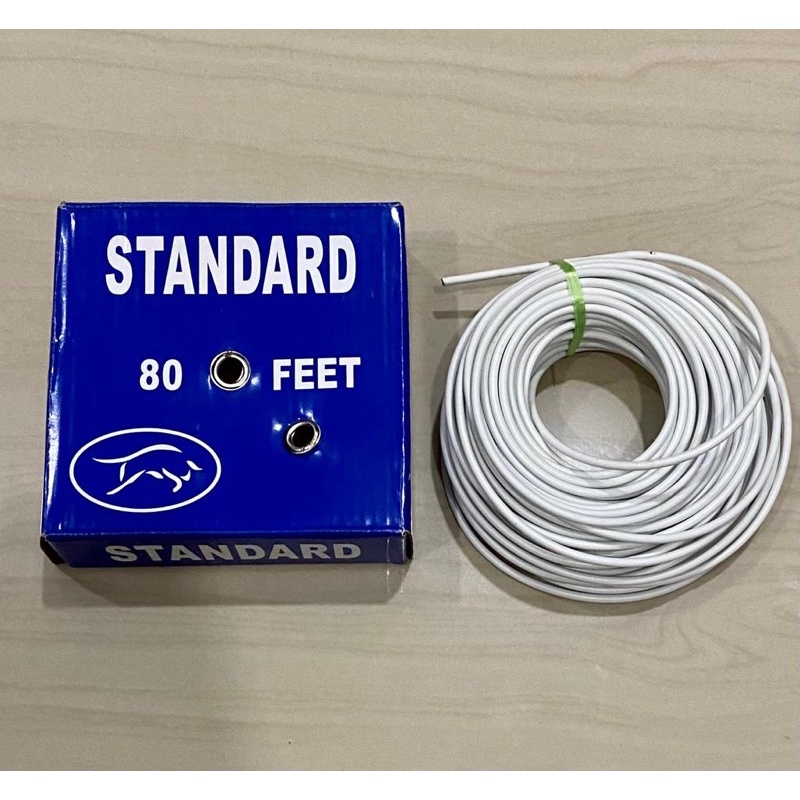 PUTIH Blue BOX balut pvc wire per standard white pvc wrap curtain wire ...