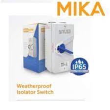 MIKA / TAIAN JAYA WEATHERPROOF ISOLATOR SWITCH 3 POLE 20A / 35A / 63A ( IP65 / IP66 ) | Shopee ...