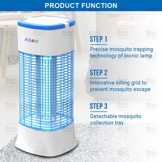 ASAHI JAPAN ELECTRIC MOSQUITO FLY BUG INSECT KILLER TRAP LAMP PEST ...