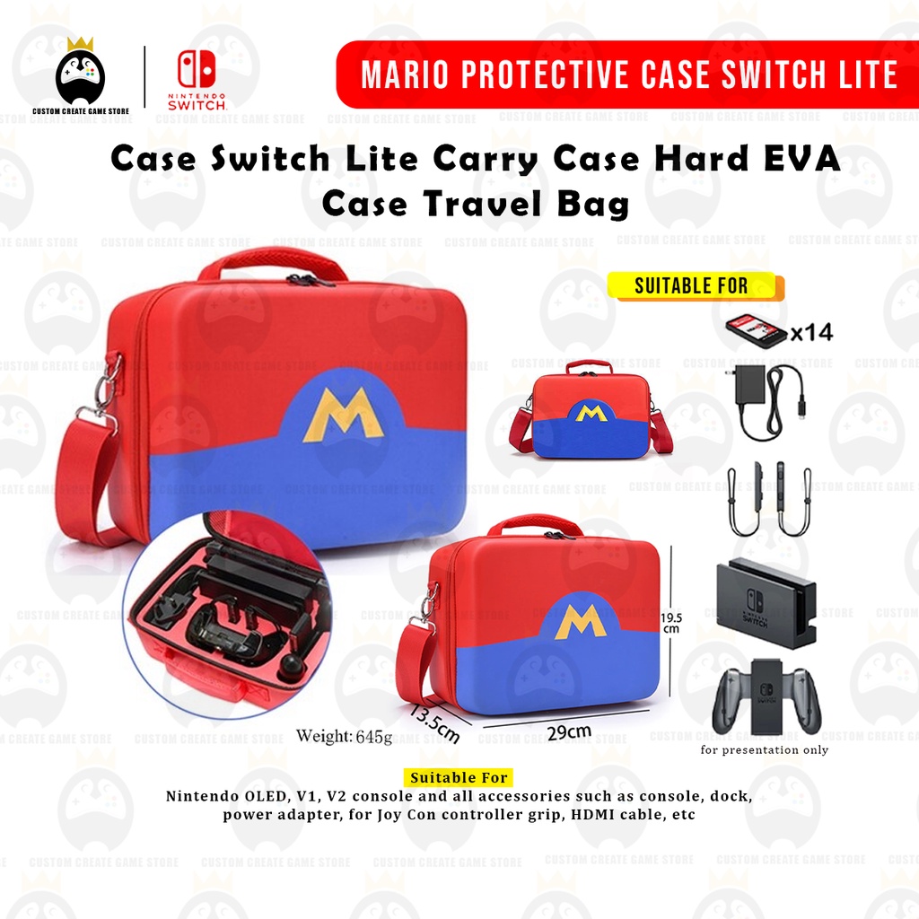 Nintendo Switch Console Mario Protective Case Switch Lite Carry Case ...