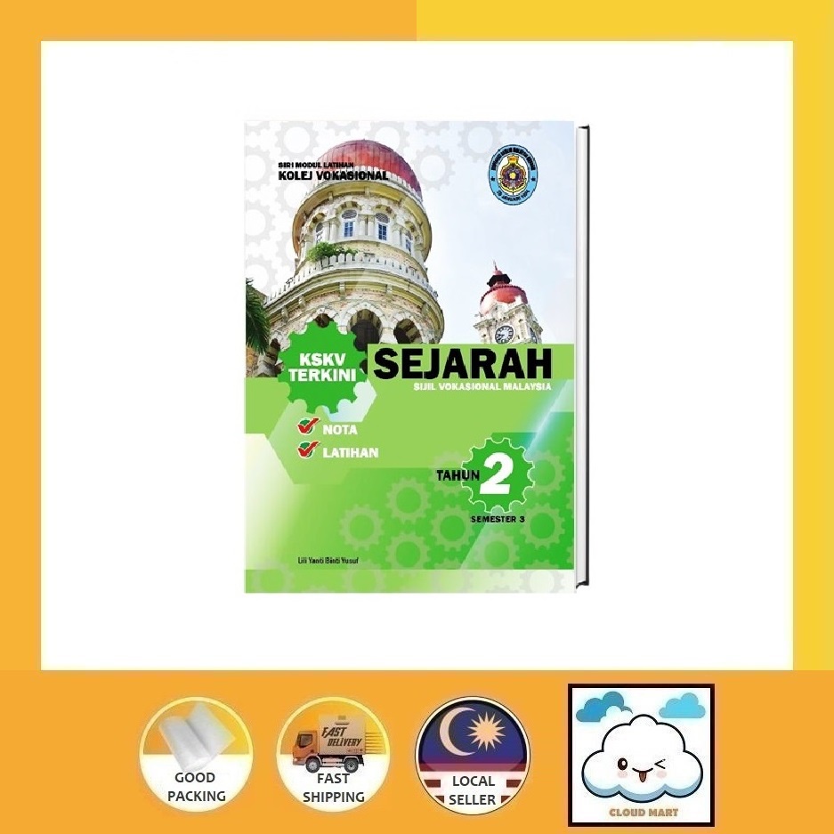 Buku Siri Modul Latihan Kolej Vokasional: Sejarah Tahun 2 Semester 3 | Shopee Malaysia