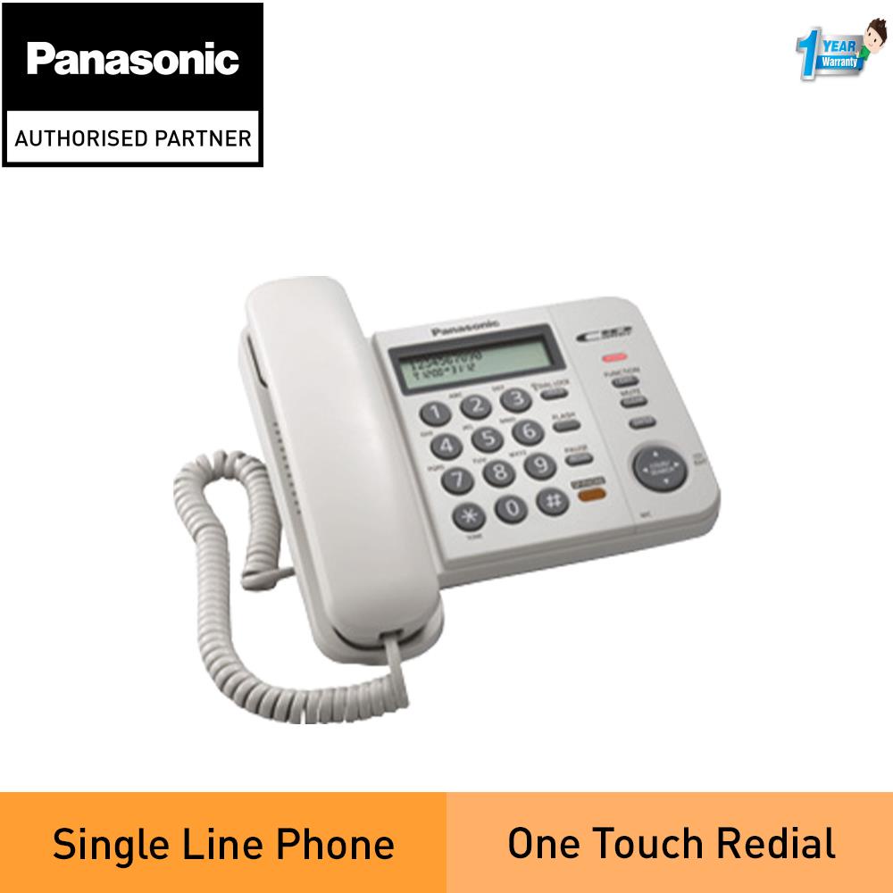 PANASONIC TS580 CORDED PHONE SPEAKER PHONE KX-TS580MLB | Shopee Malaysia