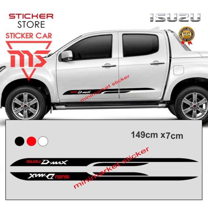 STICKER ISUZU DMAX STICKER SIDE ISUZU D MAX CAR STICKER | Shopee Malaysia