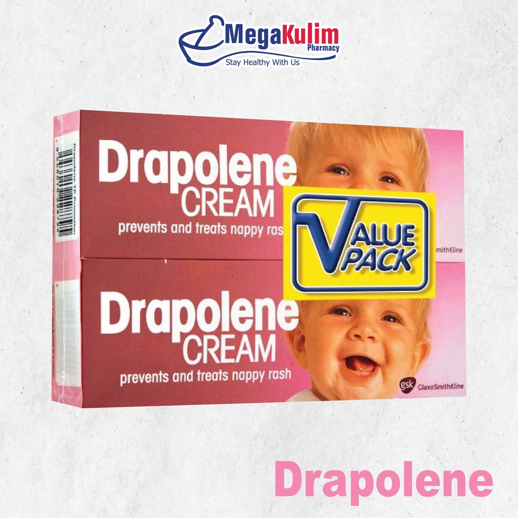 Drapolene Nappy Rash Cream Twin Pack (2x55g) / 55g | Shopee Malaysia