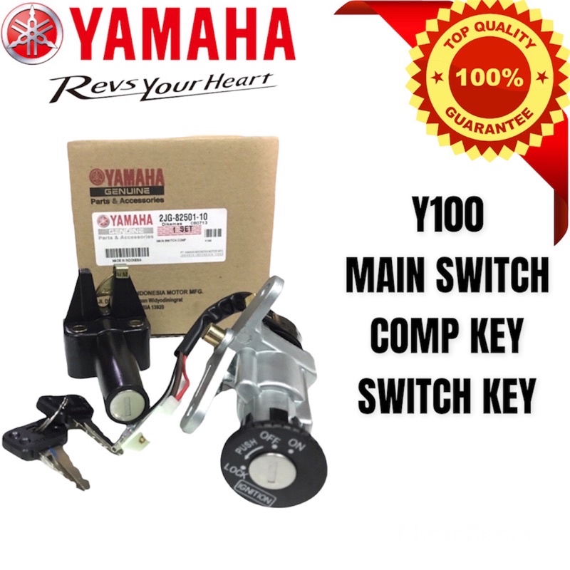 🔥YAMAHA Y100 Y110 SS2 MAIN SWITCH COMP KUNCI SWITCH SET KET SUIS KUNCI ...