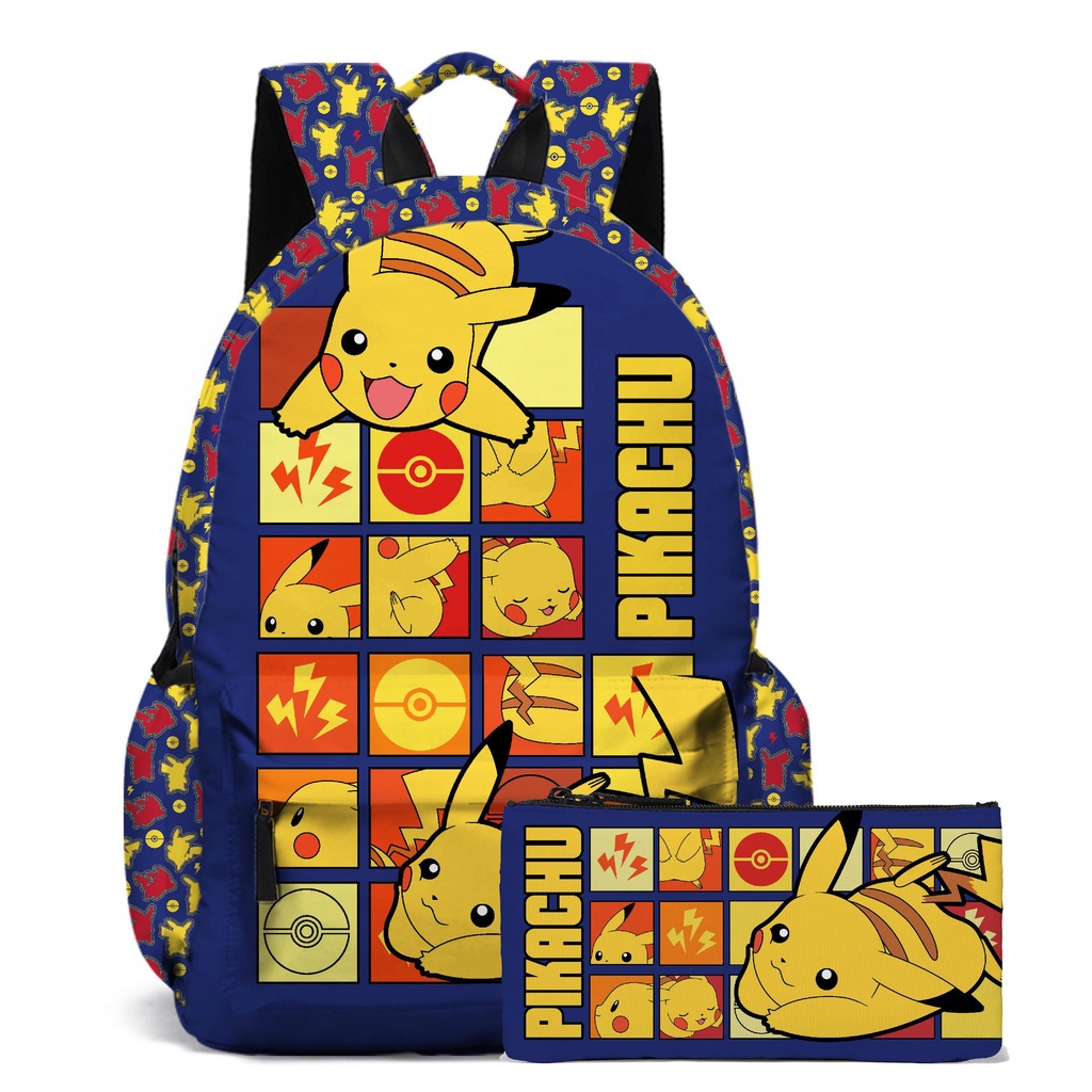 Pokemon School Bags Backpacks Pikachu Action Toys Figures Kids Bags ...