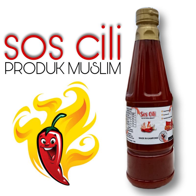 🔥Sos Cili🔥 / Produk Muslim 💯 / Berat Bersih 730gm | Shopee Malaysia