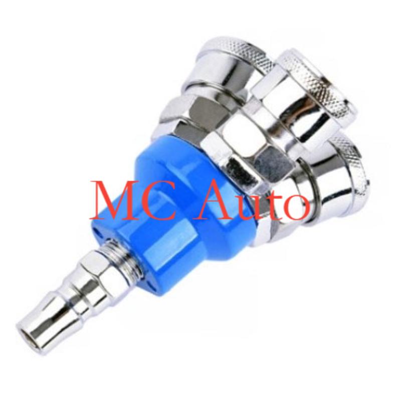 2 Way 3 Way Air Hose Quick Connector joint Adaptor 2way 3way Air Compressor Hose Connect 1 to 2 ...