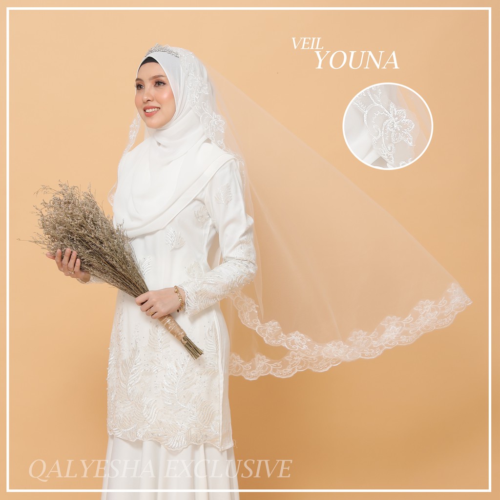 Veil Kahwin / Veil Nikah / Veil Tunang | Shopee Malaysia
