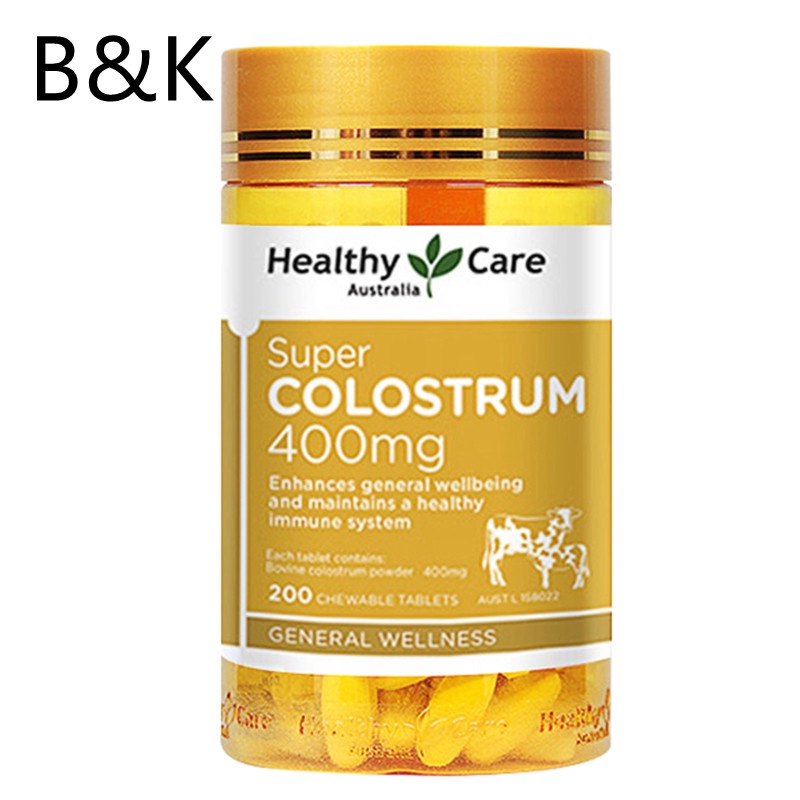 (Ready Stock)Healthy Care Super Colostrum 400mg ( 200 Tablets ...