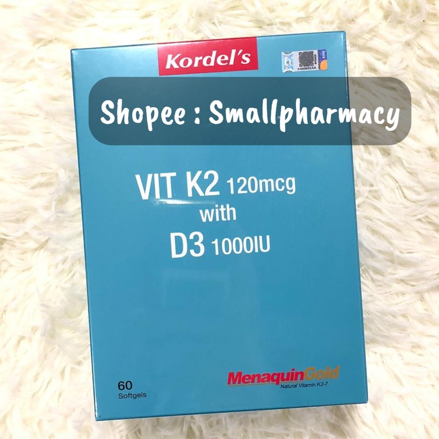 Kordel's Vitamin K2 120mcg with Vitamin D3 1000IU Softgels 003776 (60's ...