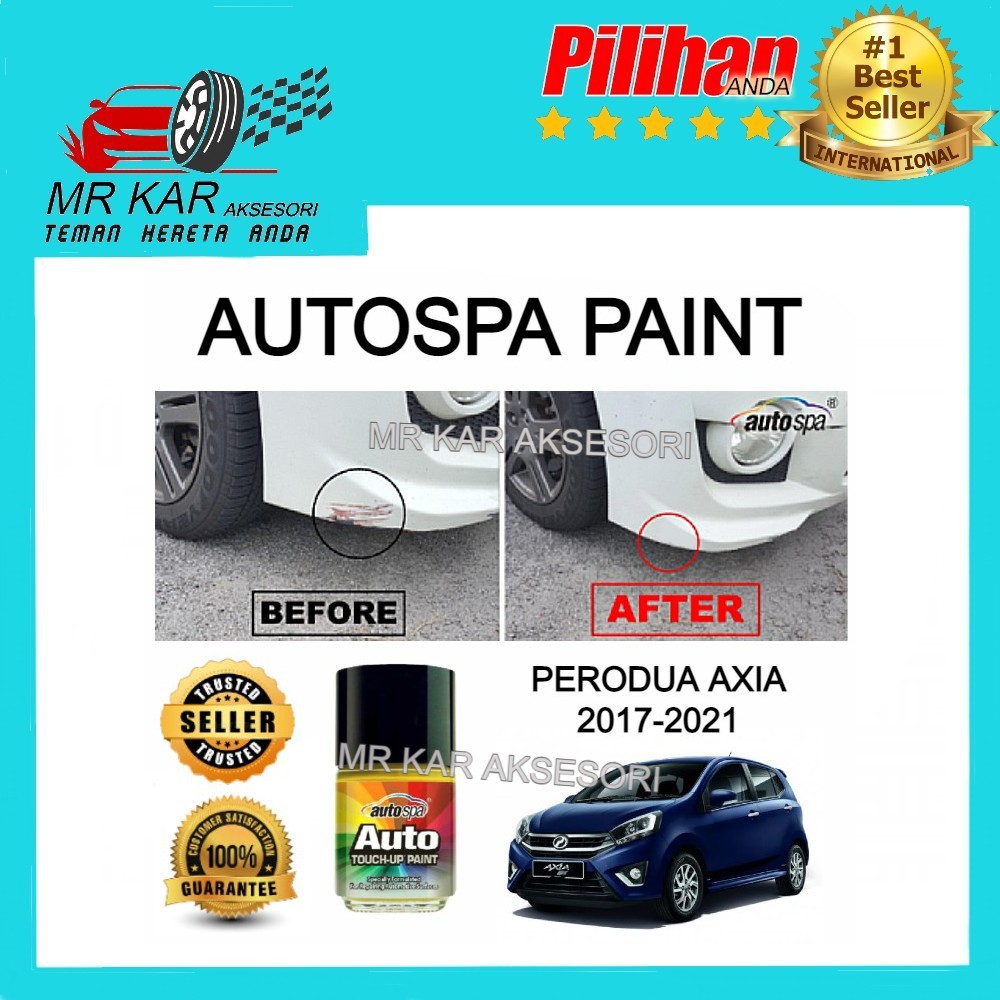 Autospa Touch up Paint For Perodua Axia 2017-2021 18ML | Shopee Malaysia