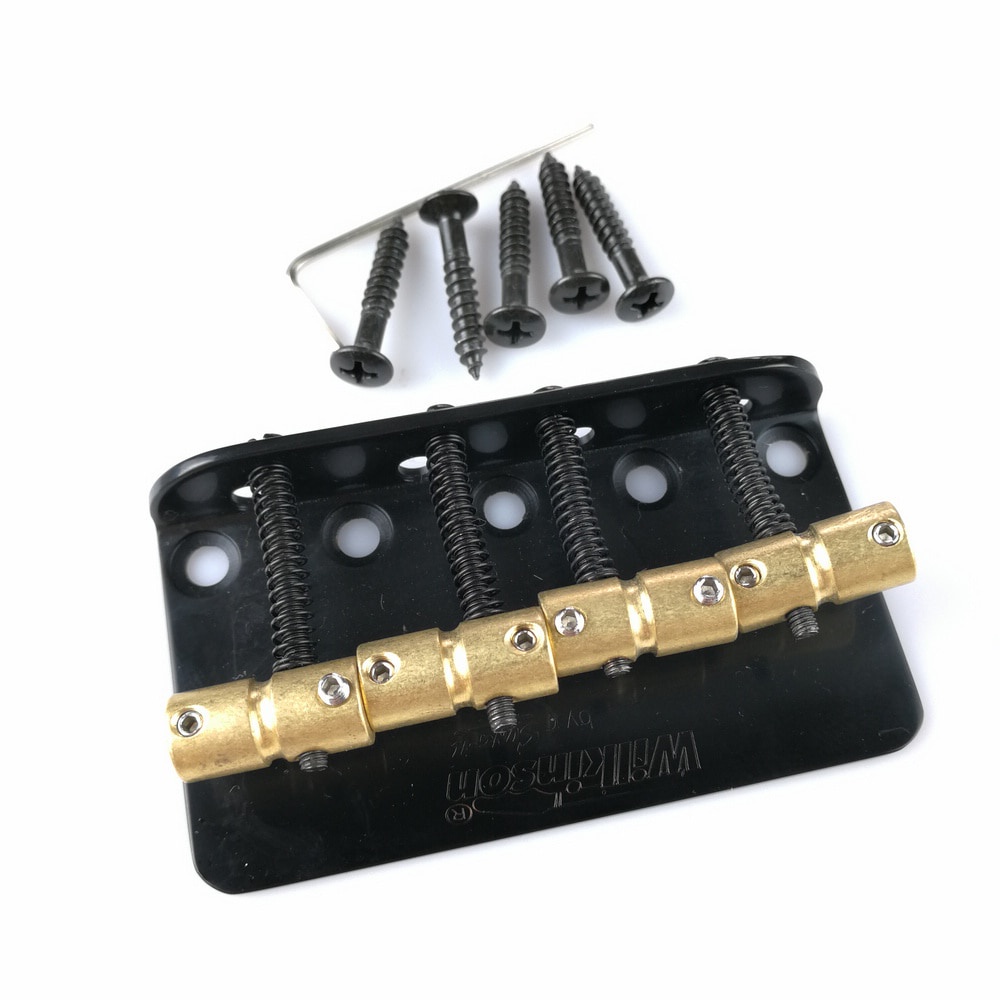 Wilkinson WBBC 4 Strings Electric Bass Bridge With Brass Saddles For ...
