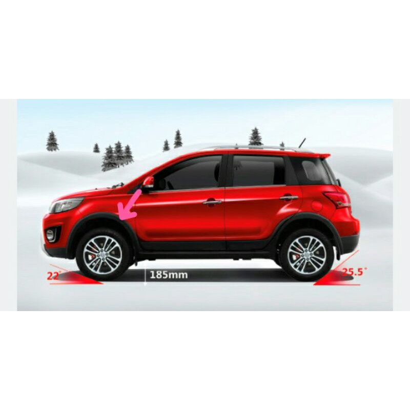 HAVAL H1/M4- Front Trim Panel Wheel Brow (Lh / Rh) | Shopee Malaysia