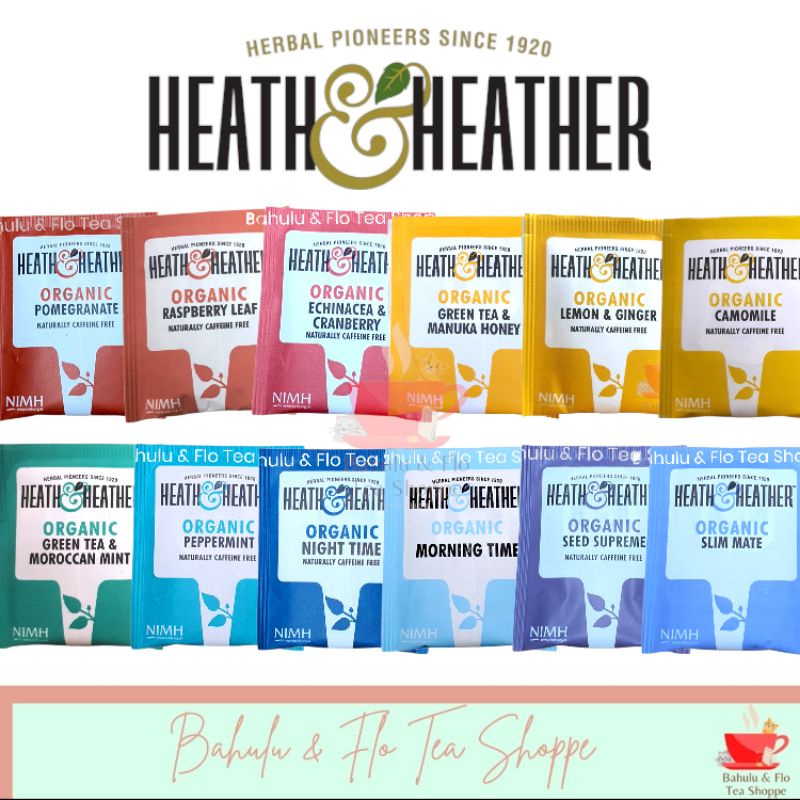Heath & Heather Tea-Organic Tea Teh-Various flavours-Loose pack (1 ...