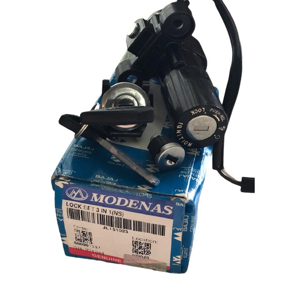 Modenas Pulsar NS200 Lock Set 3 In 1 Key Lock Set | Shopee Malaysia