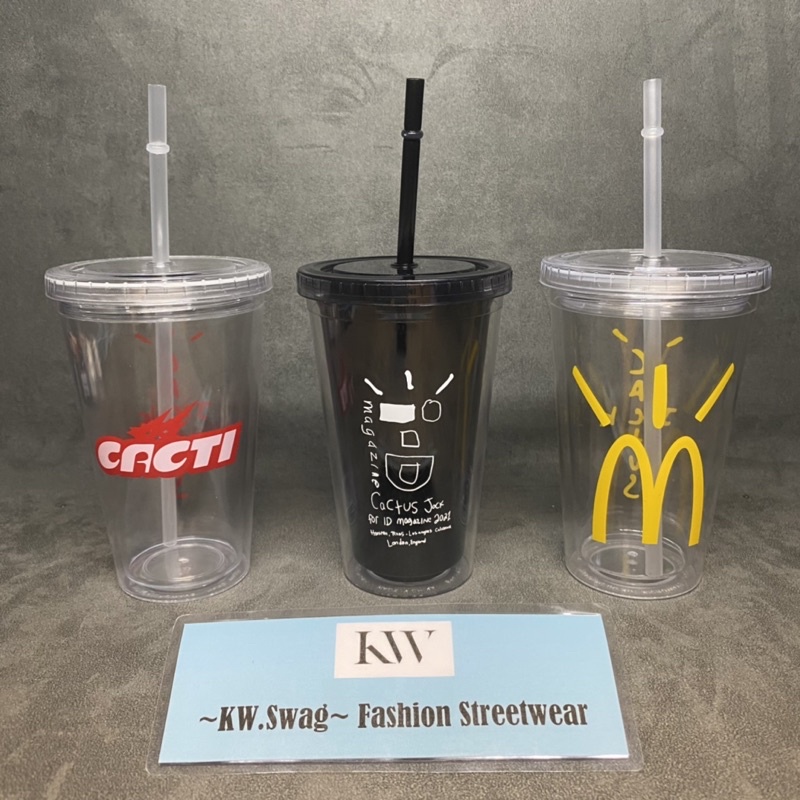 Travis Scott Tumbler Cactus Jack x MCD McDonald's Mug with Lid Arches ...