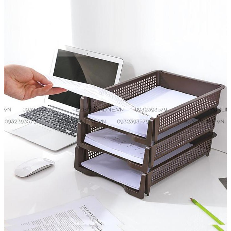 JAPANESE PRODUCT - Stackable A4 A5 office document tray | Shopee Malaysia