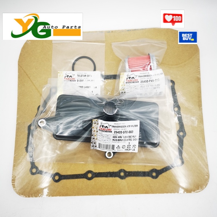 Takuri (1set) auto transmission filter kit set cvt honda city t9a GN2 ...
