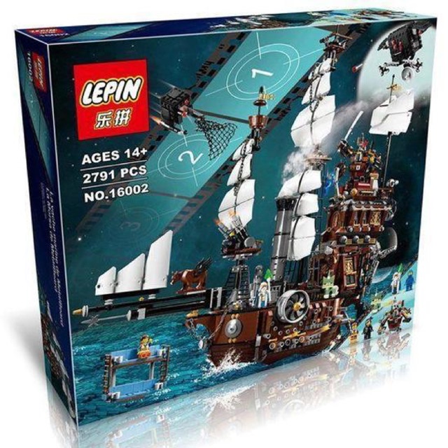LEPIN TLM METALBEARD’S SEA COW PIRATE SHIP 16002 (COMPATIBLE) | Shopee ...