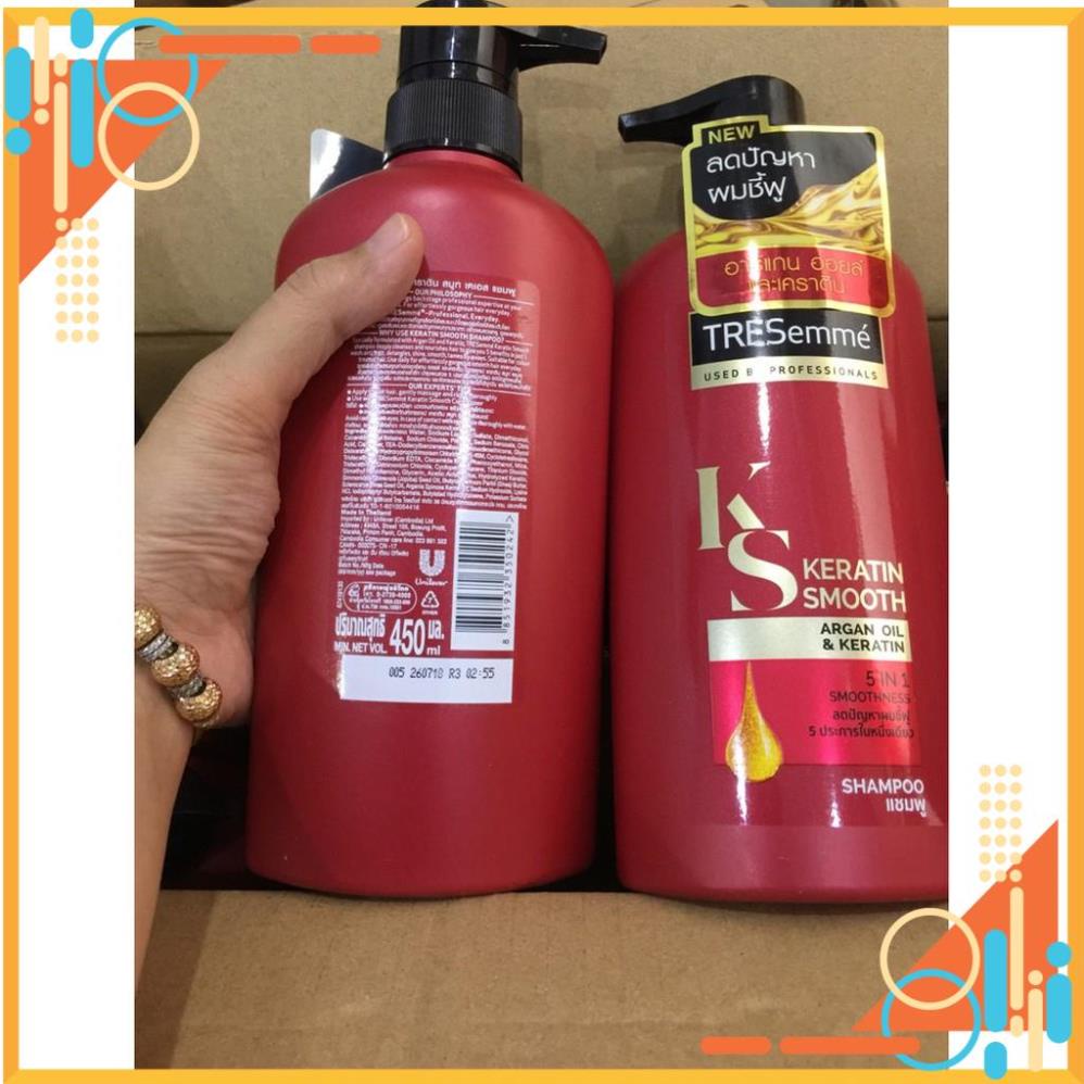 Auth Red Tresemme Keratin Smooth Argan Oil & Keratin Thailand Shampoo ...