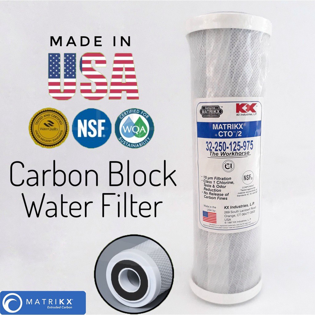 USA Matrikx Carbon Block Cartridge Filter | Shopee Malaysia