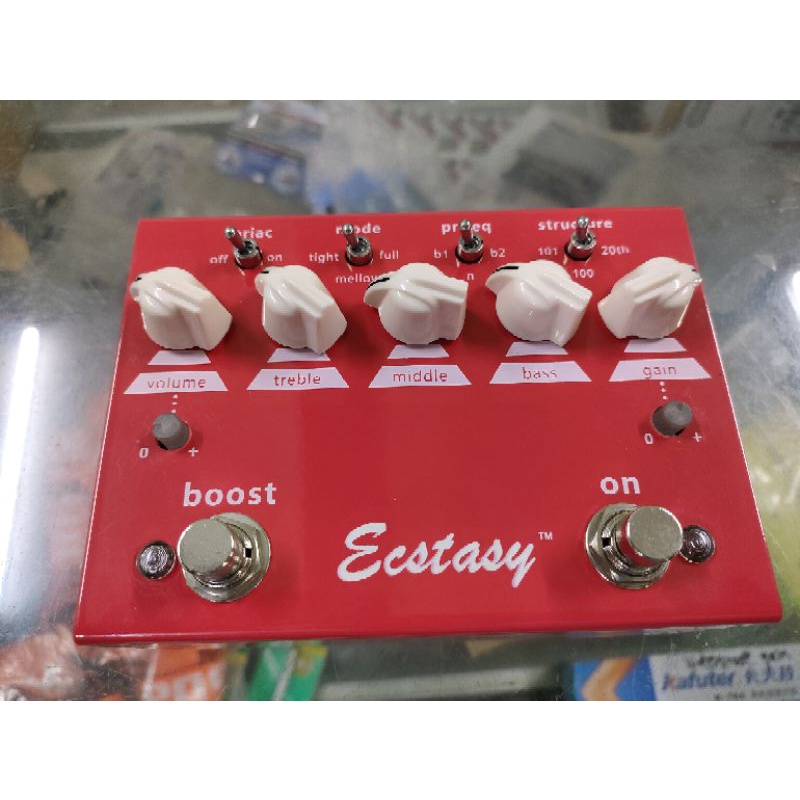 LYR LY-Rock Ecstasy Distortion Pedal Inspired By Bogner Ecstasy Red ...