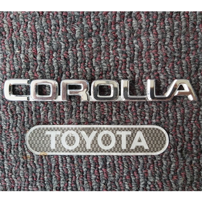 Toyota Corolla Trunk Emblems 1993 - 2004 Big Body Lovelife | Shopee ...