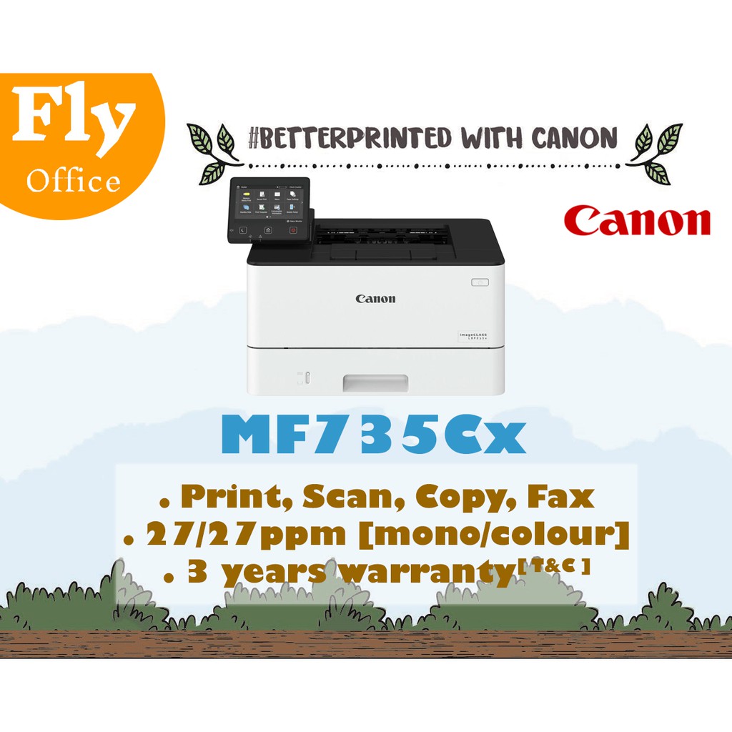 CANON MF735CX AIO COLOUR LASER PRINTER | Shopee Malaysia