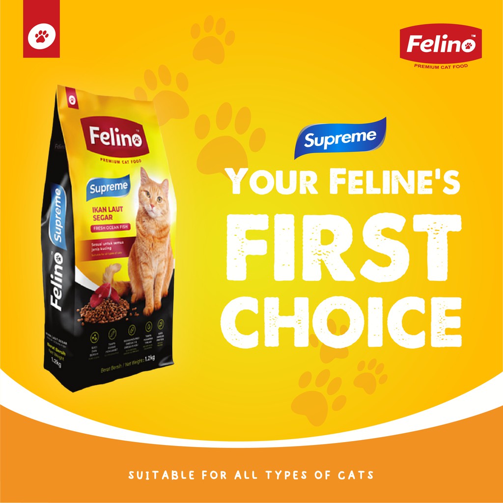 Felino Premium Cat Food(1.2kg) | Shopee Malaysia