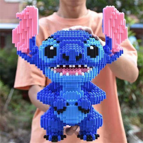 Magic Blocks Stitch Cartoon Anime 3 IN 1 Building Block Kids ...
