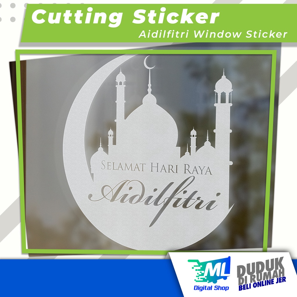 Decorative Window Glass Sticker for Raya Aidilfitri | Shopee Malaysia