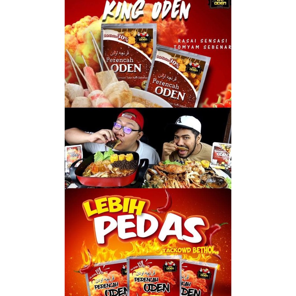 KING ODEN PERENCAH ODEN RASA SENSASI SEBENAR TOMYAM | Shopee Malaysia